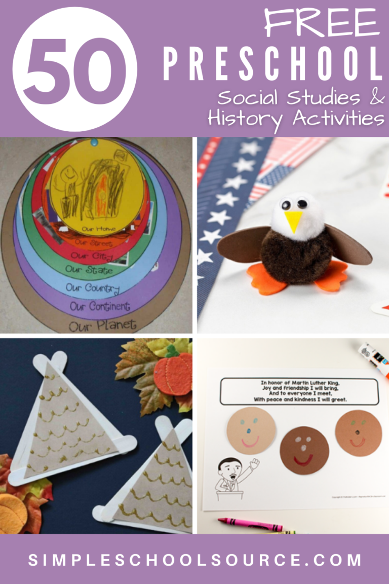 Preschool Social Studies & History - Simple School Source